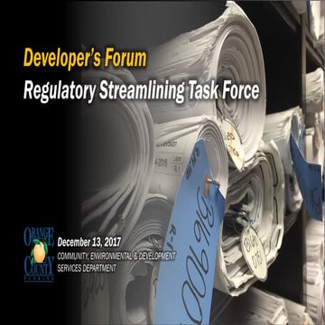 Developer's Forum - RSTF Update Final Report | PPT