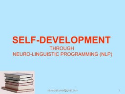 Neuro linguistic programming | PPT