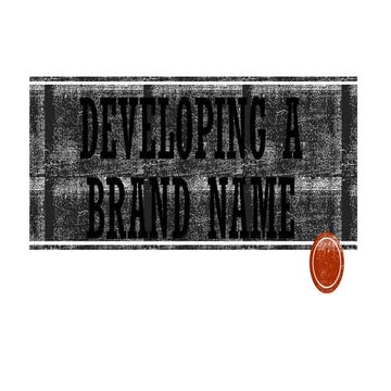 Developing a Brand Name..............pptx