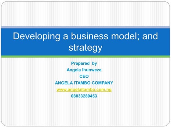 Business model | PPT