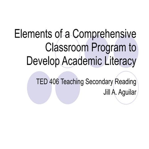 Developing Academic Literacy | PPT
