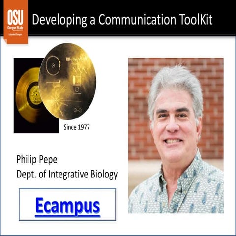 Developing a communications toolkit | PPT