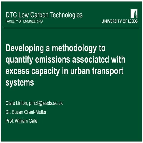 Modelling transport modal shift in TIMES models through elasticities of ...