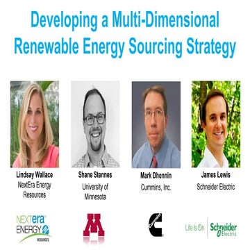 SPLC 2018 Summit: Developing a Multi-Dimensional Renewable Energy ...