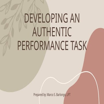 DEVELOPING AN AUTHENTIC PERFORMANCE TASK.pptx