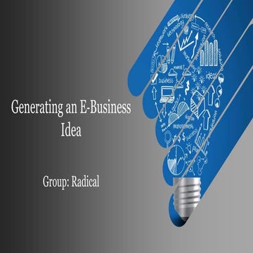 Developing an e business plan | PPT