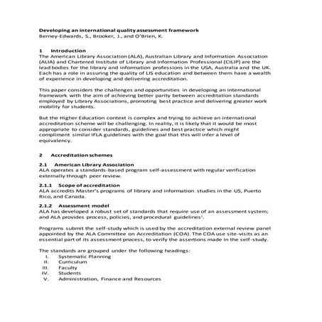 Developing an international quality assessment framework v0.6 290416 | DOCX