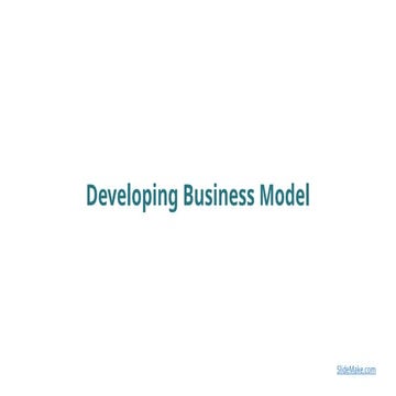 eneterprenership Developing Business Model.pptx