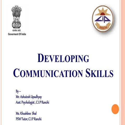 Developing Communication skills CRPF.ppt