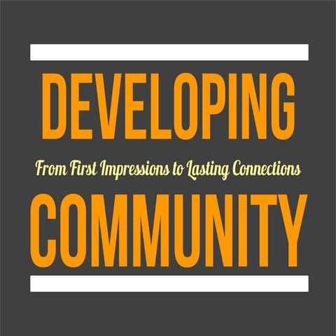 Developing community | PDF | Honeymoons and Getaways | Travel Type