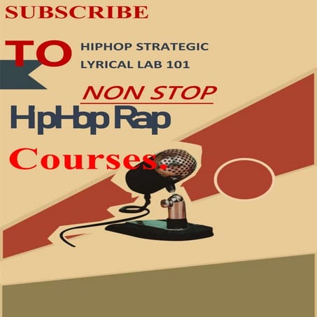 Developing Complex Lyrical Skills The HipHop Strategic Lyrical Lab101.docx