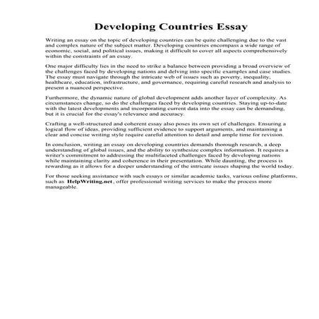 Developing Countries Essay.pdf
