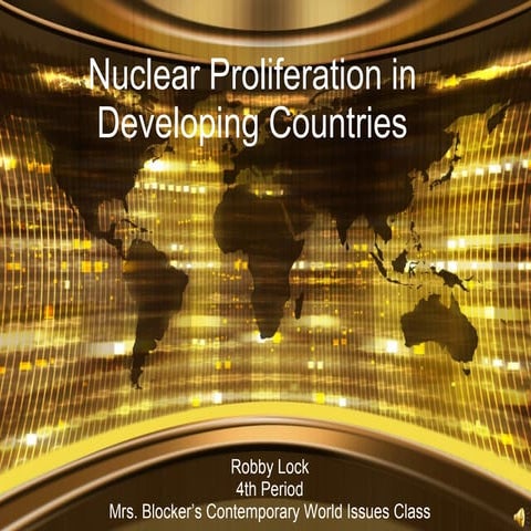 Developing Countries Pursuing Nuclear Technology | PPT