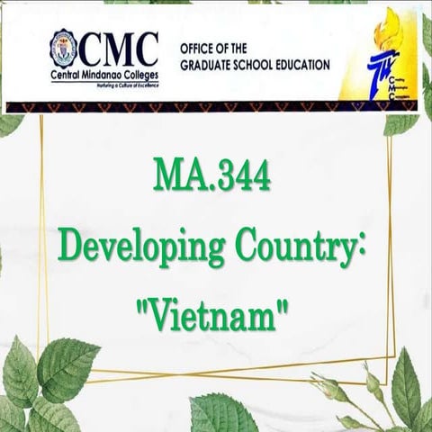 [Vietnam survey] Vietnamese education for kids | PPTX