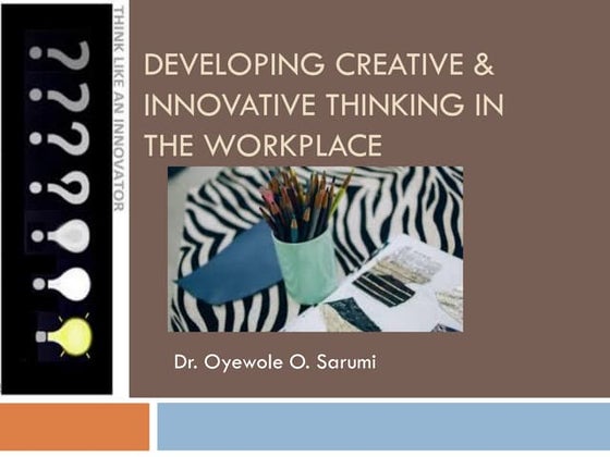 Creative Thinking and Innovation | PPT