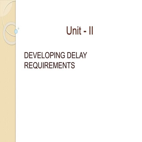Types of delay (Nodal, Queuing, Transmission and Propagation) | PPTX