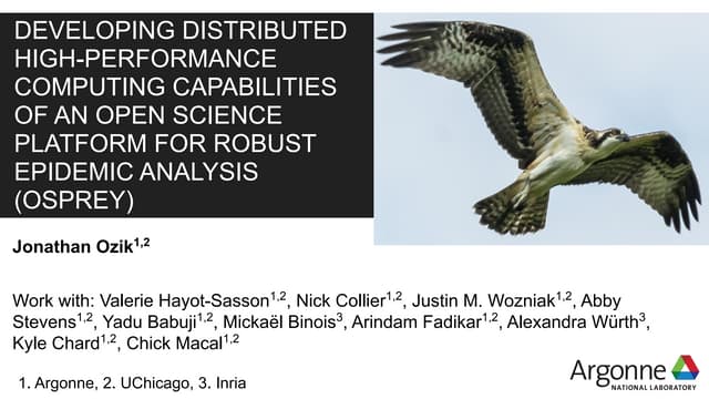 Developing Distributed High Performance Computing Capabilities Of An Open Science Platform For