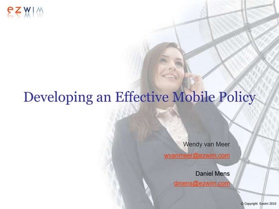 Mobile Phone Policy | PPTX