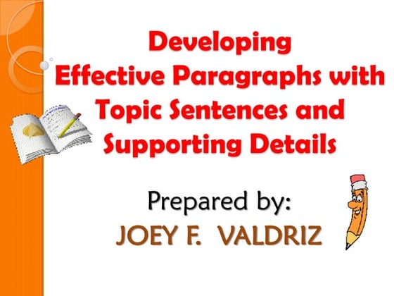 Using Grammatical Signals Suitable to Patterns of Idea Development | PPT