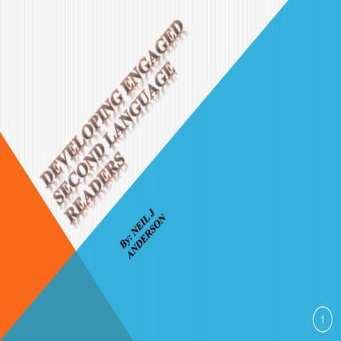 Developing engaged second language readers (1) majerlo | PPTX