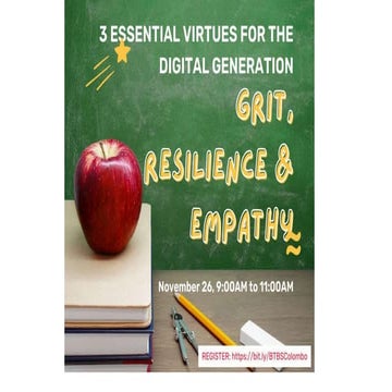 DEVELOPING GRIT RESILIENCE AND EMPATHY | PPTX | Parenting Children Aged ...