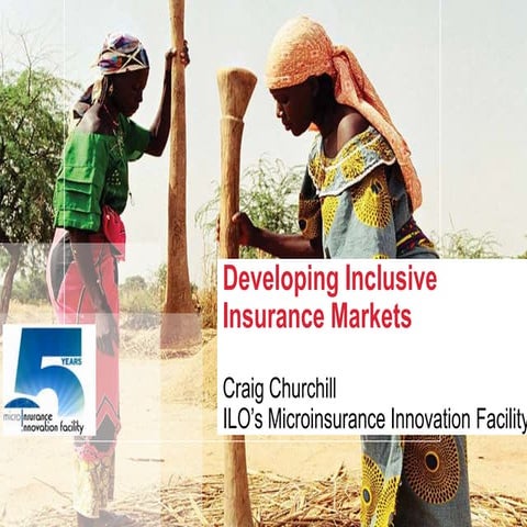 Developing inclusive insurance markets | PPTX