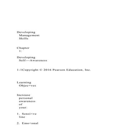 Developing Management Skills Chapter 1 .docx