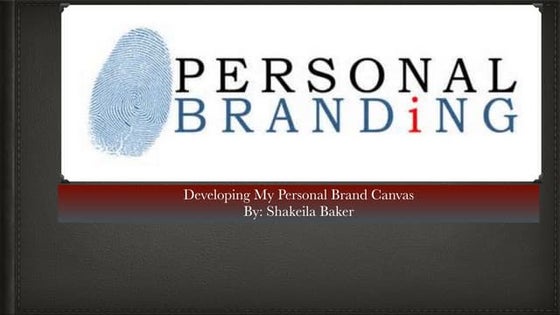 Personal Brand Explortion week3 s | PPT