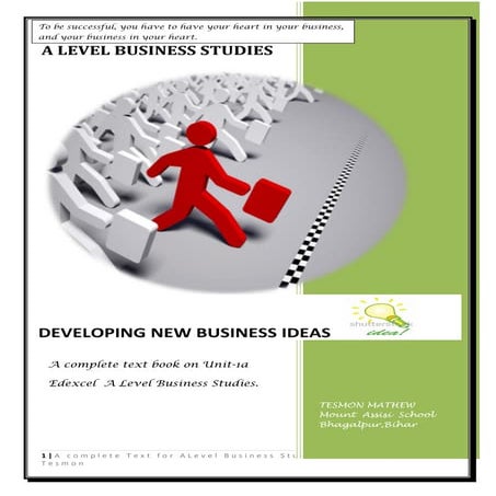 Developing new business ideas | PDF