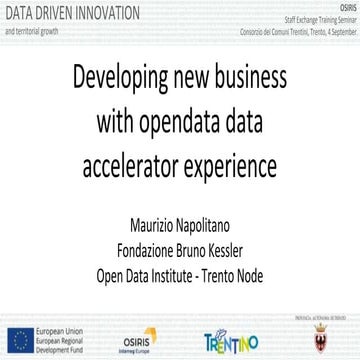 Developing new business with opendata data accelerator experience | PPT
