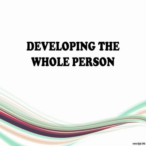 DEVELOPING ONESELF IN PERSONAL DEVELOPMENT [Autosaved].ppt