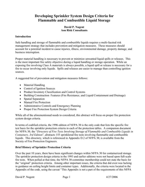 Basic Guide to NFPA 13 Occupancy and Commodity Classifications | PPT