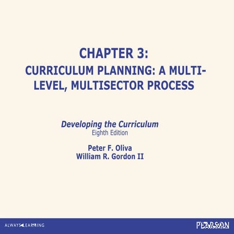 Developing the curriculum chapter 3 | PPT