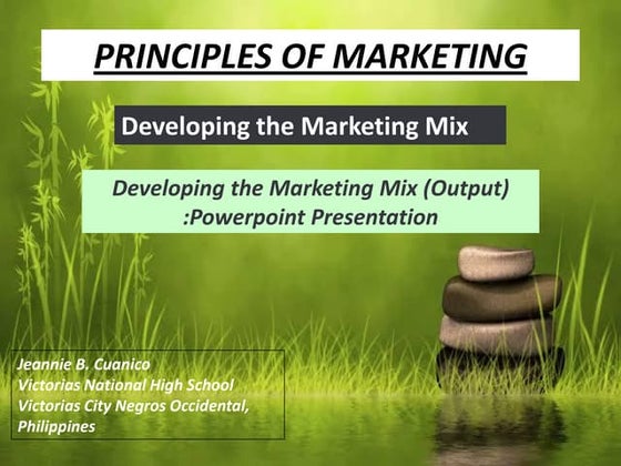 Principles of Marketing Chapter 1 | PPT