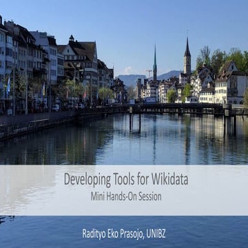 Developing Tools for Wikidata | PDF | Web Development | Internet