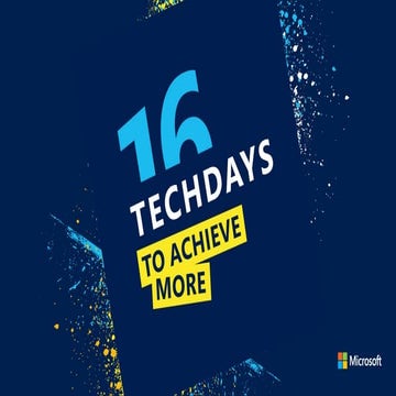 Techdays 2016 Developing Websites Using Core Mvc6 And Entity Framework Core Ppt