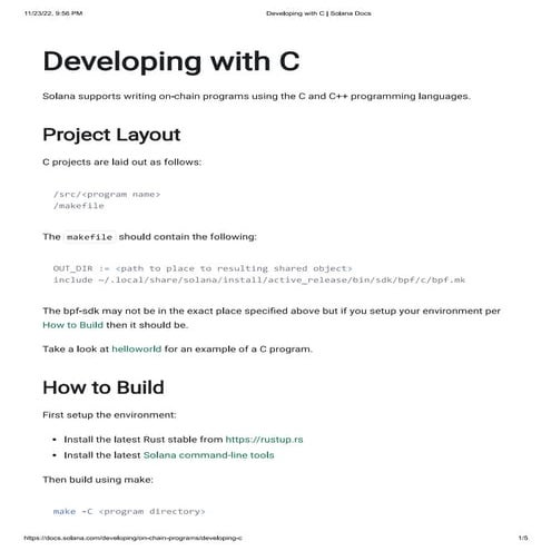 Developing with C Research | PDF