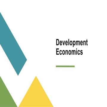 Development Economics | PPTX