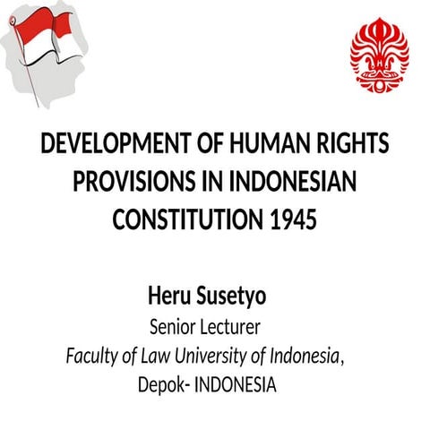 development-of-human-rights-provision-in-indonesian-constitution-1945 ...