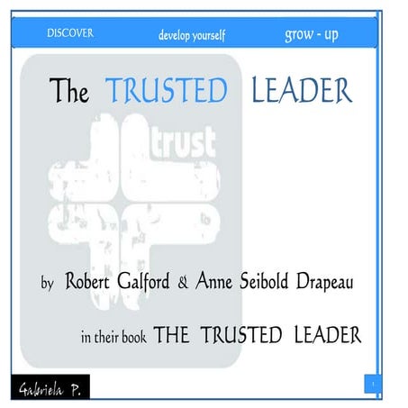 development_5_the trusted leader | PDF | Executive Leadership ...