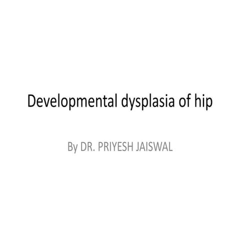 Splints in DDH | PDF