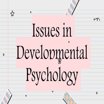 Developmental Issues and Debates.pptx