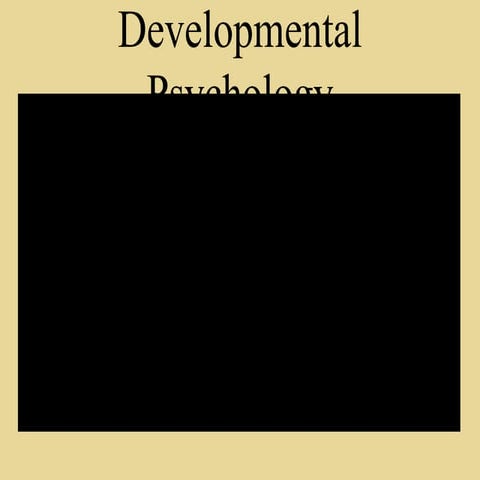 Developmental psychology | PPT