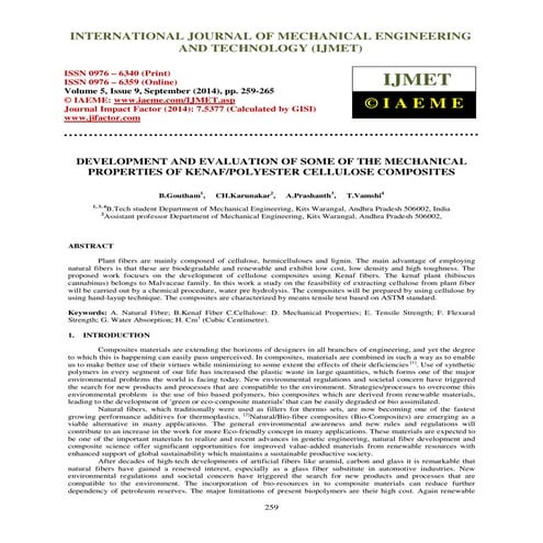 Chemical modifications of natural fiber for composite material | PDF