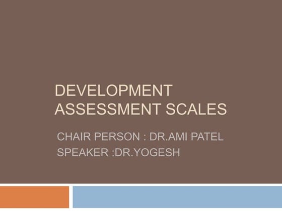 Developmental Screening test (Denver II - Overview) | PPTX | Parenting ...