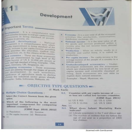 Development class 10 question answer | PDF | Education