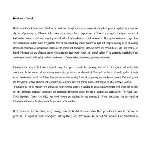 Development control | DOCX