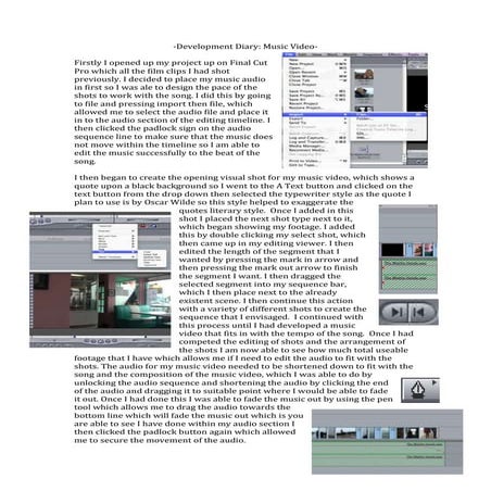 Development diary | DOCX