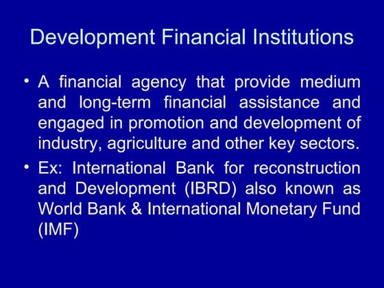 Development banking | PPT