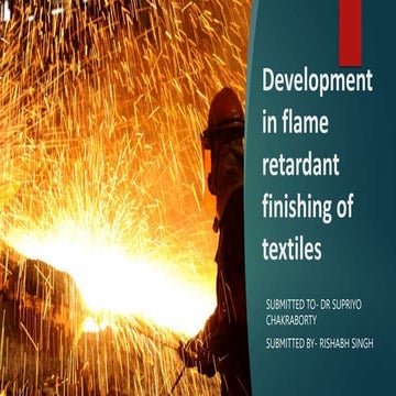 Development in flame retardant .pptx